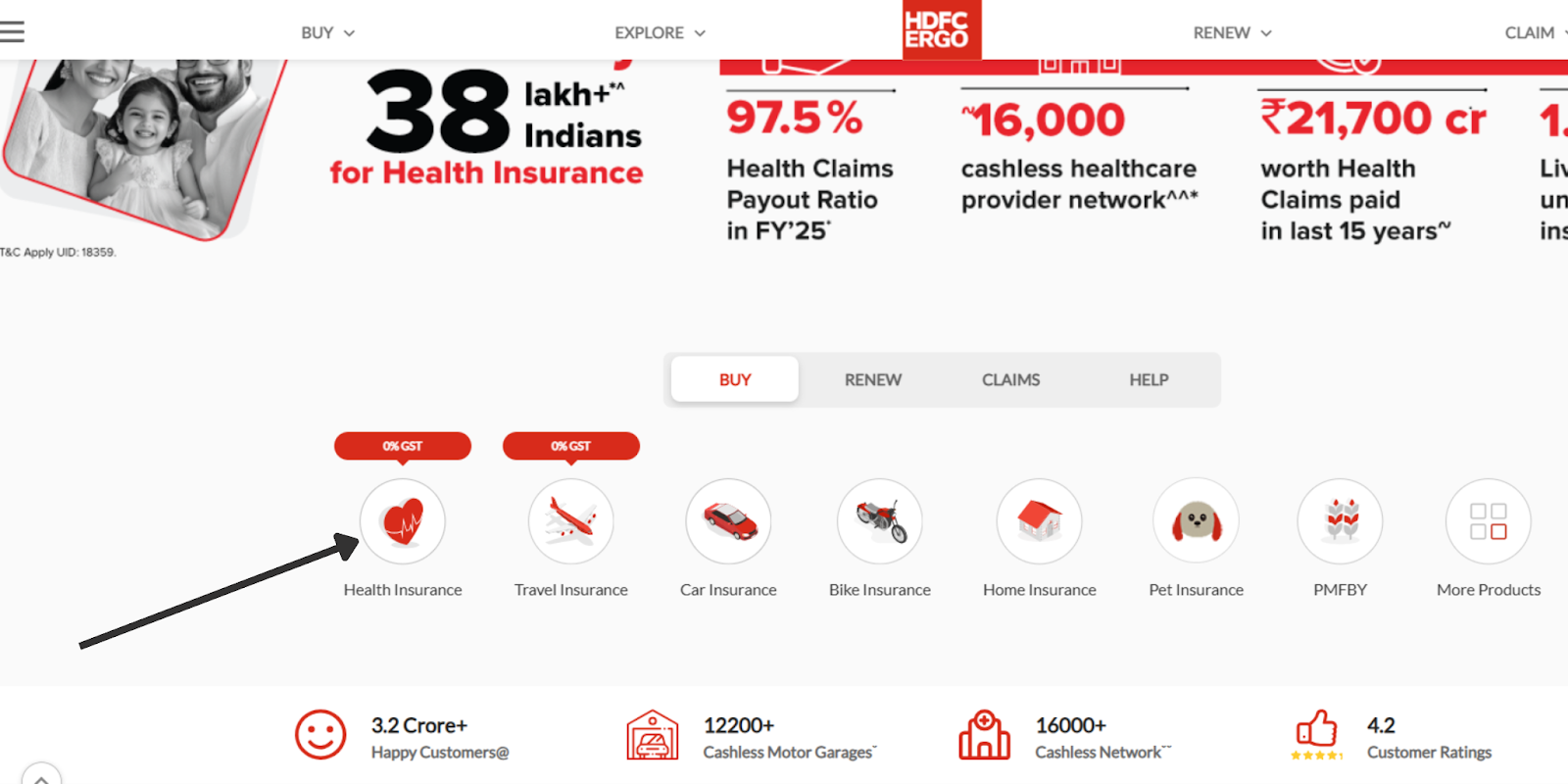 HDFC Ergo Health Insurance Premium Chart PDF